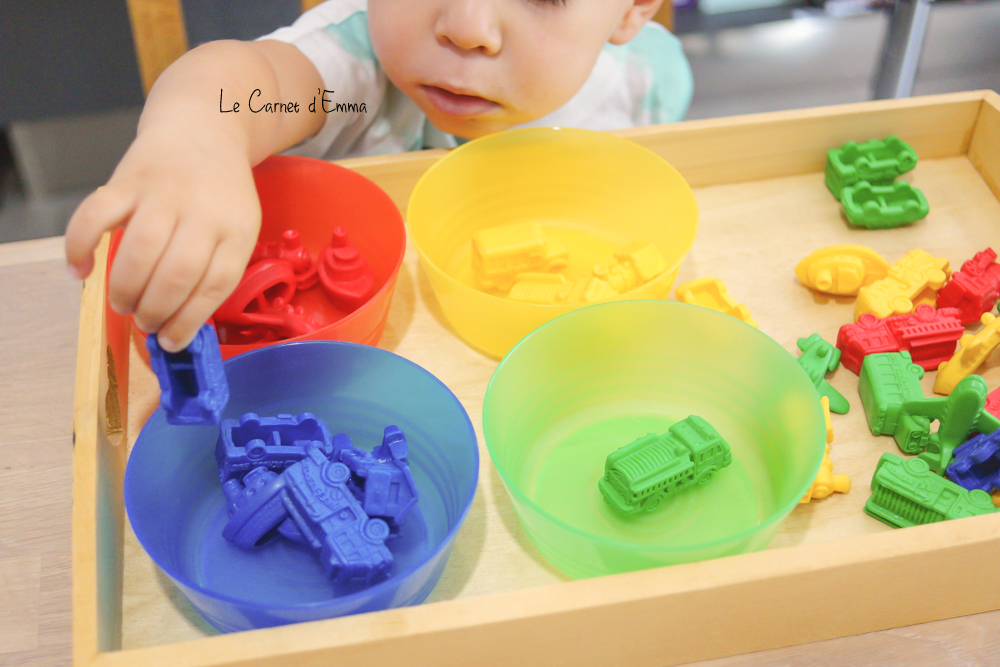 Aujourd'hui on trie les couleurs - Le Carnet d'Emma