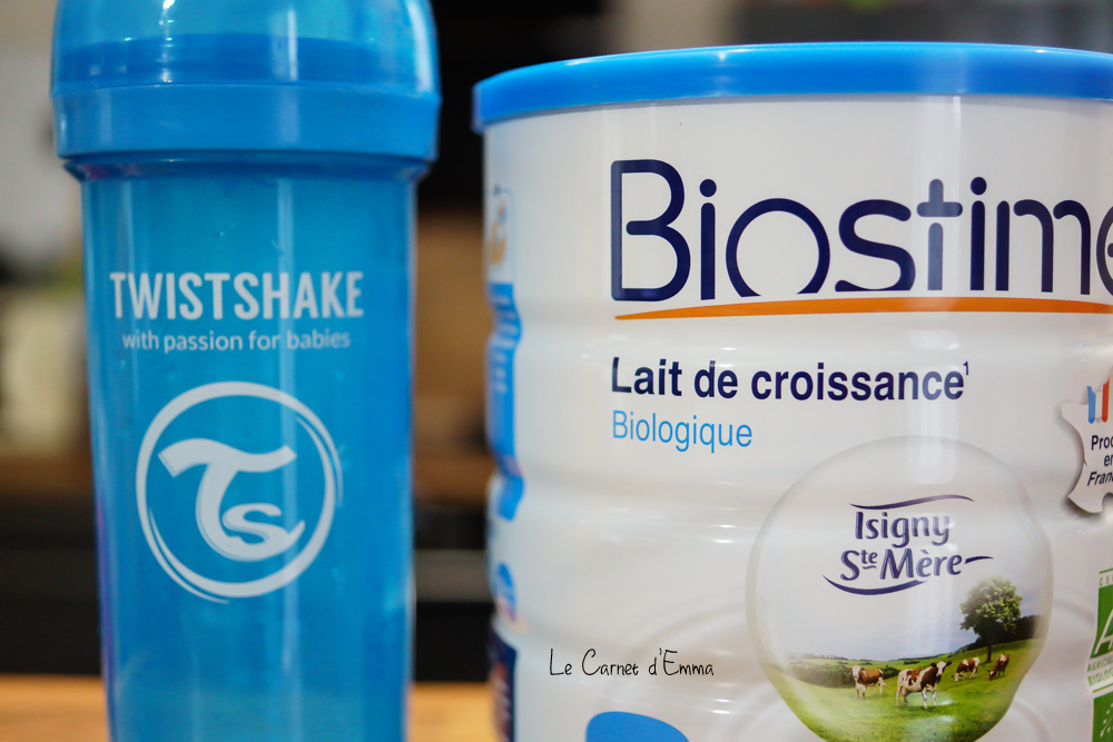 On découvre le lait de croissance Biostime - Le Carnet d'Emma