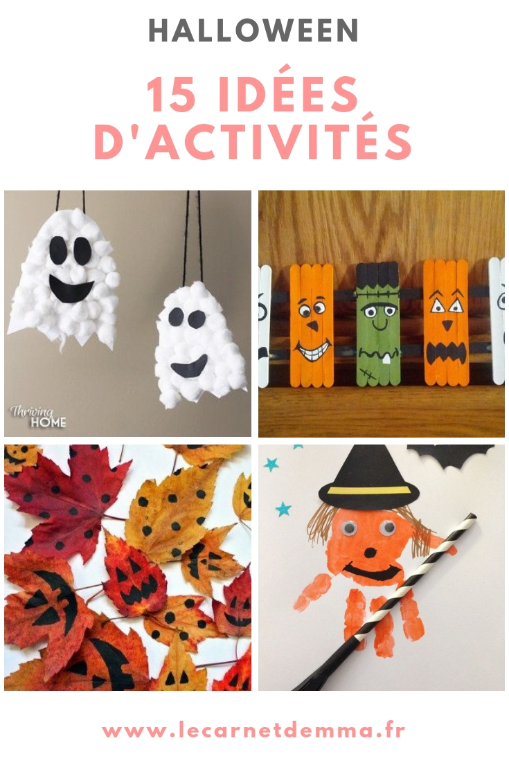 15 idées d'activités pour Halloween - Le Carnet d'Emma