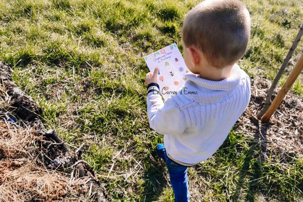 Une chasse aux Trésors sur le Printemps - Le Carnet d'Emma