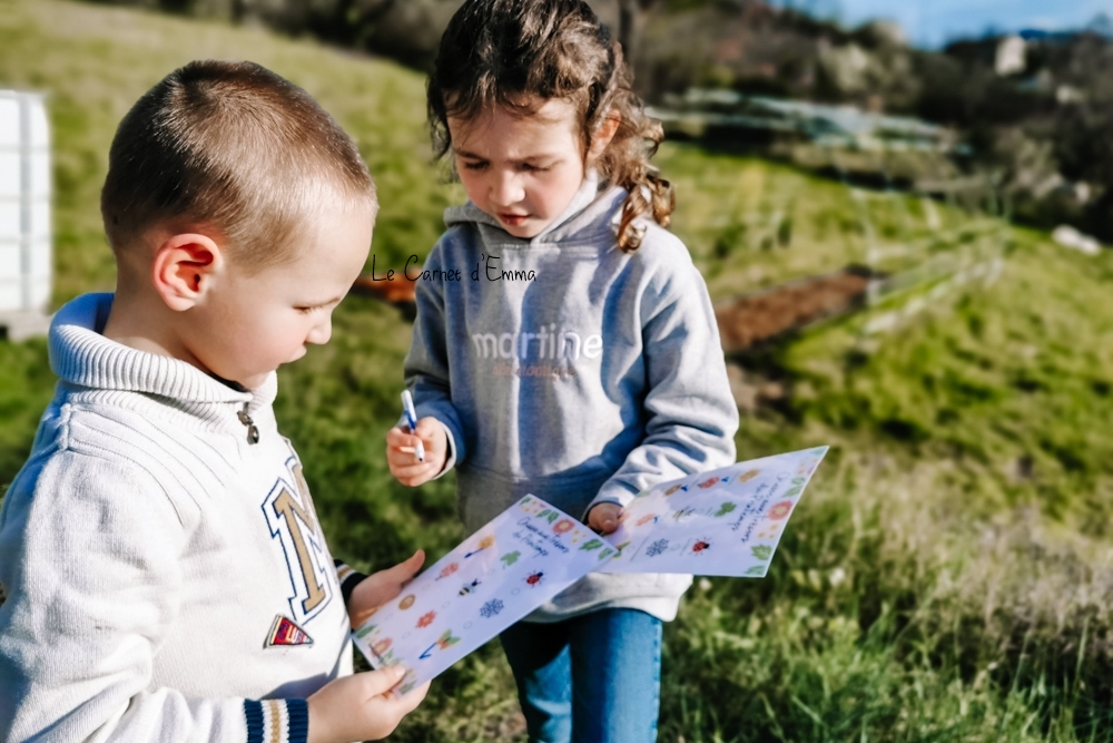 Une chasse aux Trésors sur le Printemps - Le Carnet d'Emma