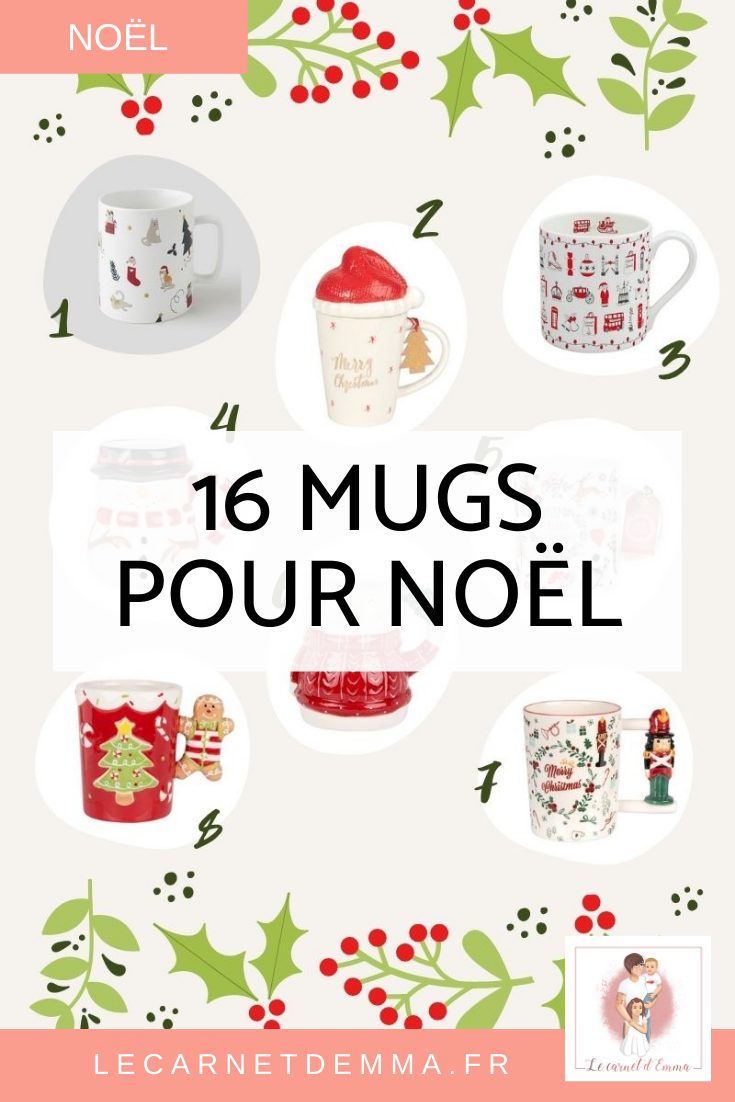 15 mugs originaux pour Noël - Le Carnet d'Emma