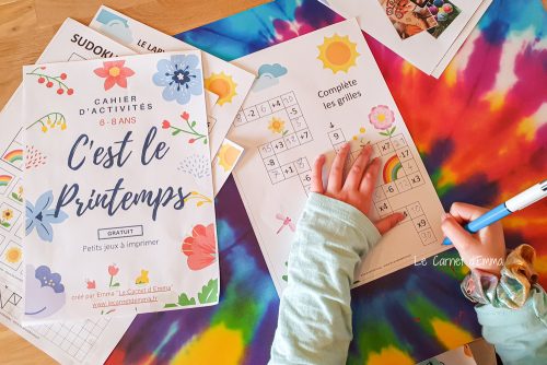 Des petits Cahiers d'activités gratuit pour les enfants - Le Carnet d'Emma