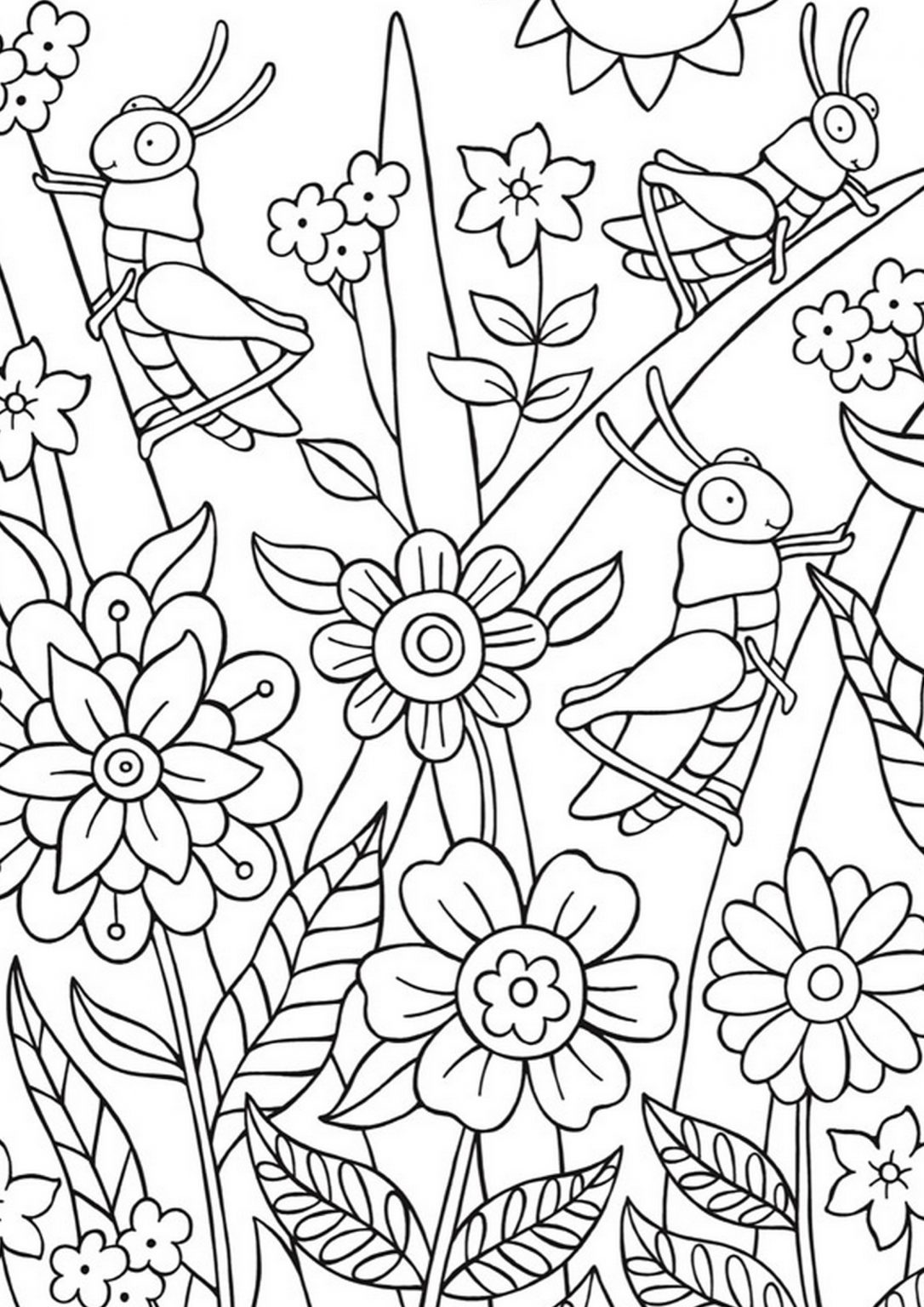 21 coloriages sur le thème de l'été - Le Carnet d'Emma