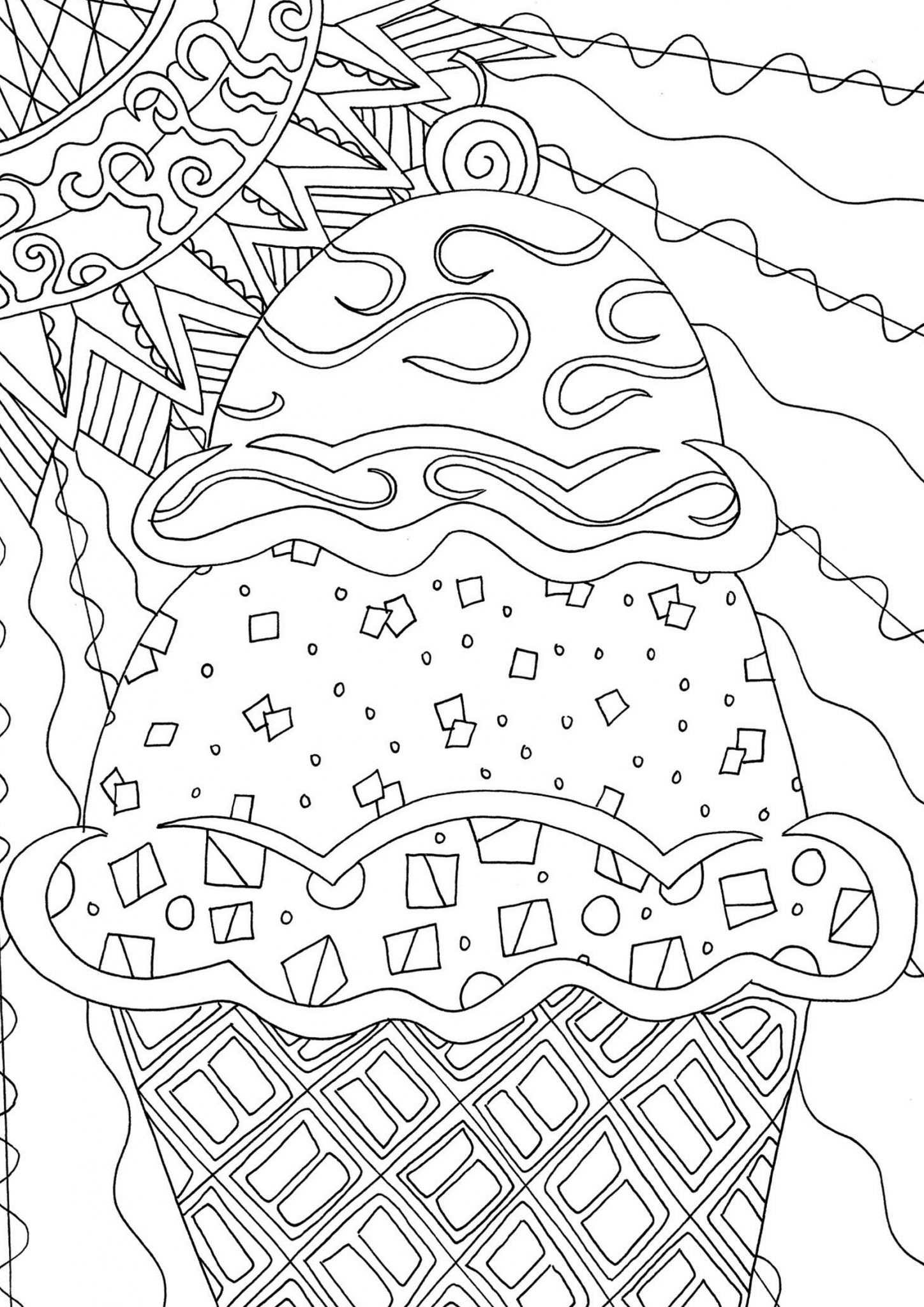 21 coloriages sur le thème de l'été - Le Carnet d'Emma