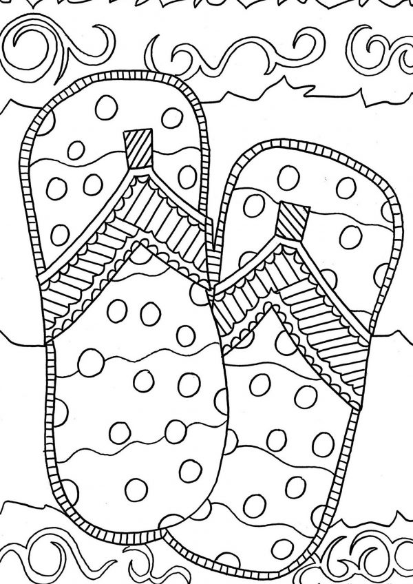 21 coloriages sur le thème de l'été - Le Carnet d'Emma