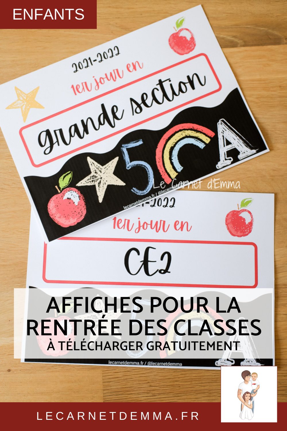 Des affiches pour faire la photo souvenir de la rentrée
