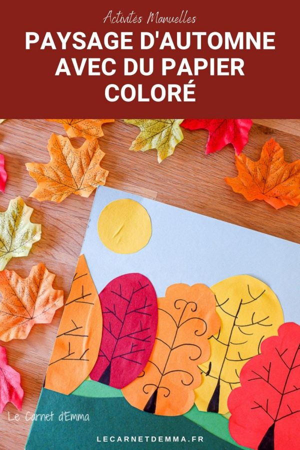 Un joli paysage d'Automne - Le Carnet d'Emma