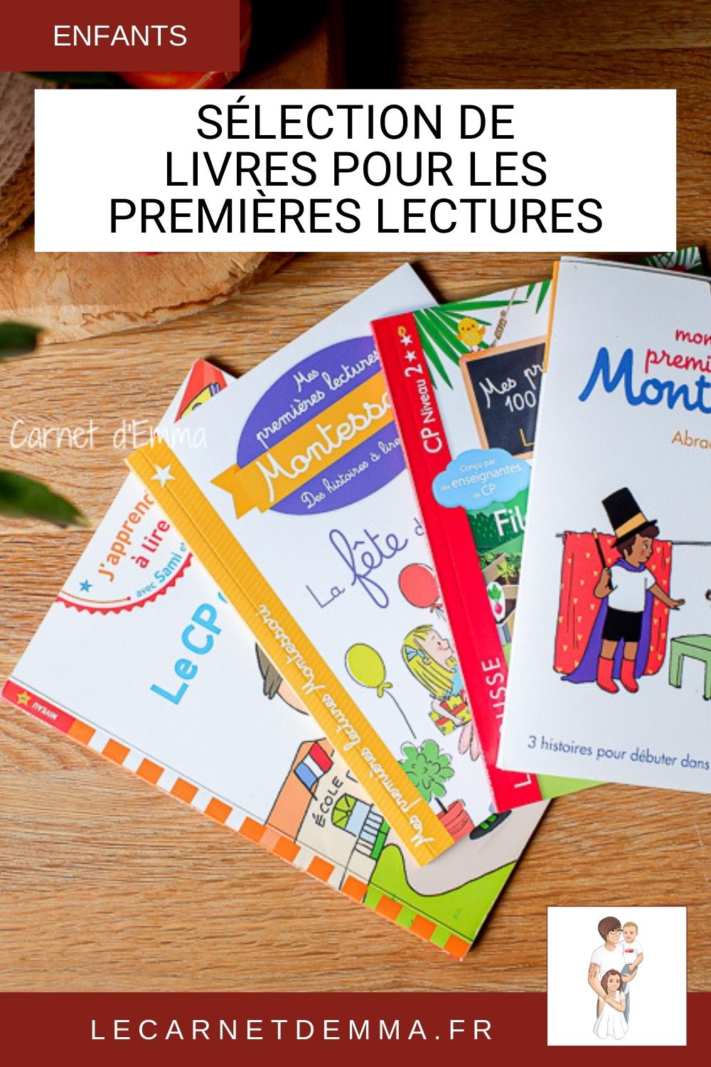 Sélection de livres quand on commence à lire - Le Carnet d'Emma