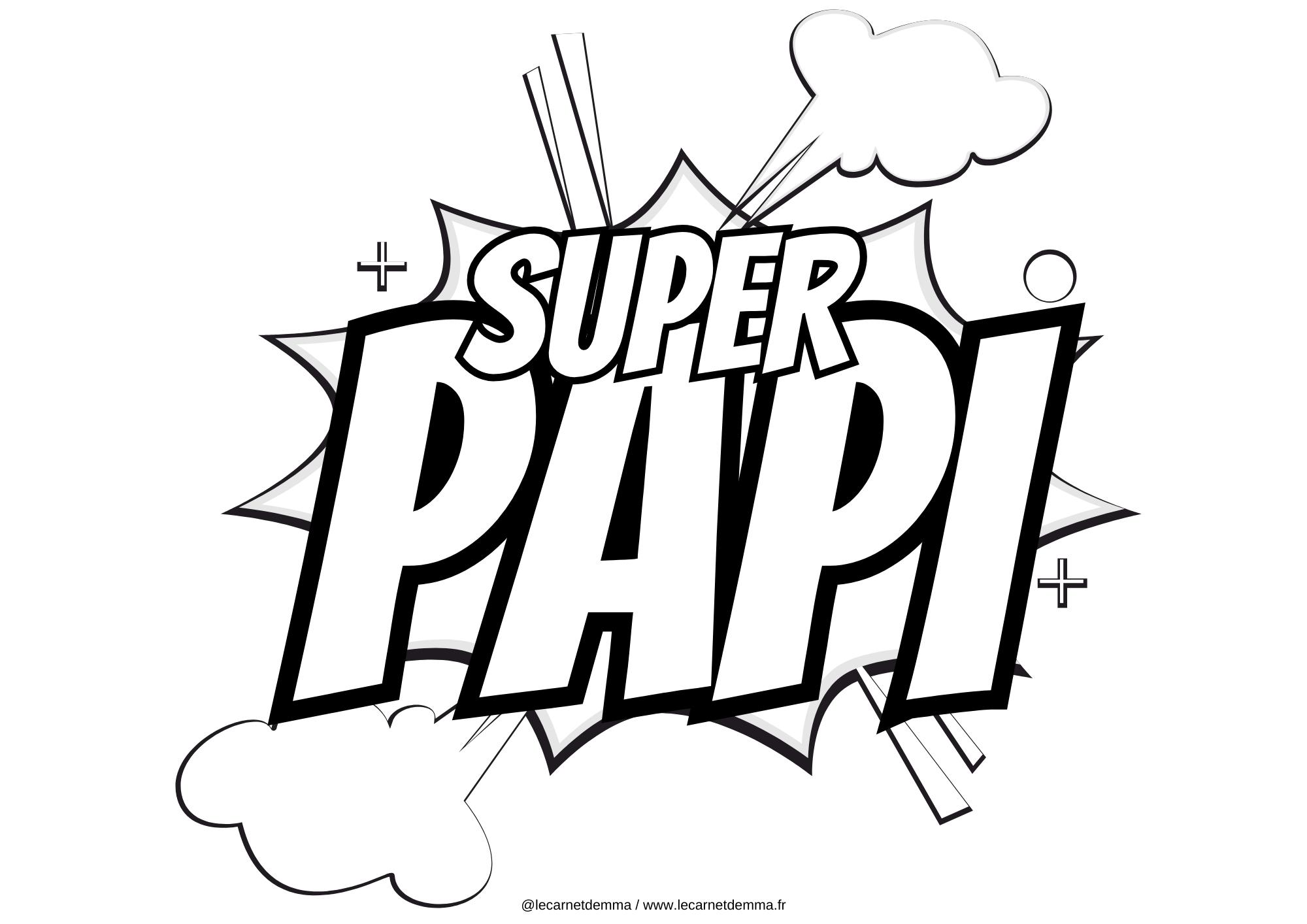 10 coloriages à imprimer pour la Fête des Grands Pères - Le Carnet d'Emma