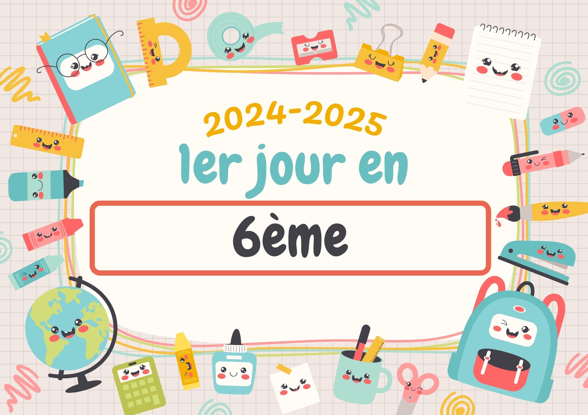 Les affiches 2024-2025 pour la rentrée scolaire - Le Carnet d'Emma
