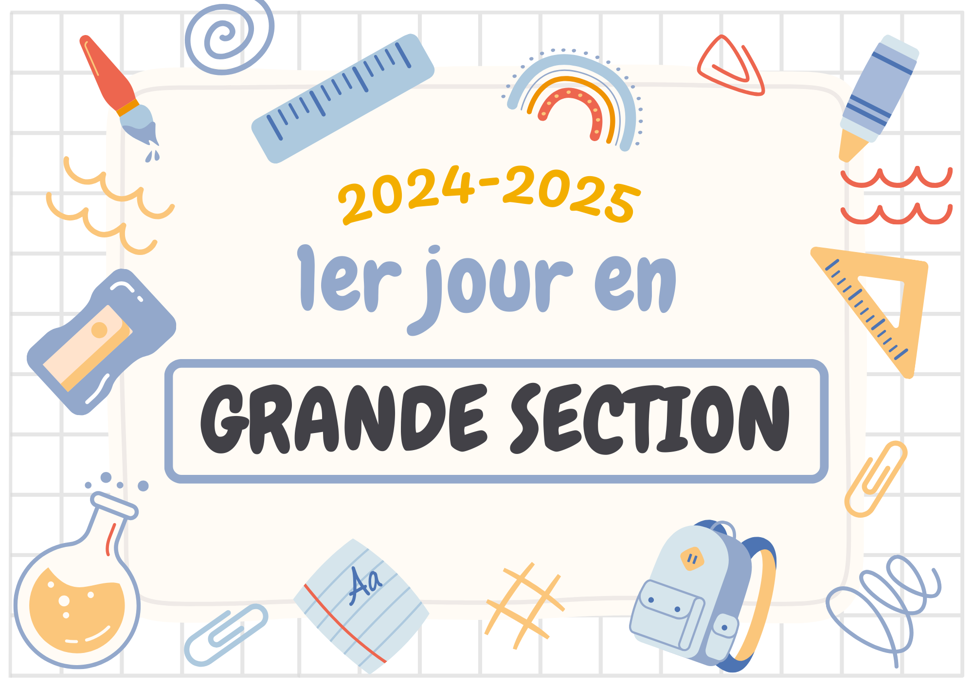 Les affiches 2024-2025 pour la rentrée scolaire - Le Carnet d'Emma