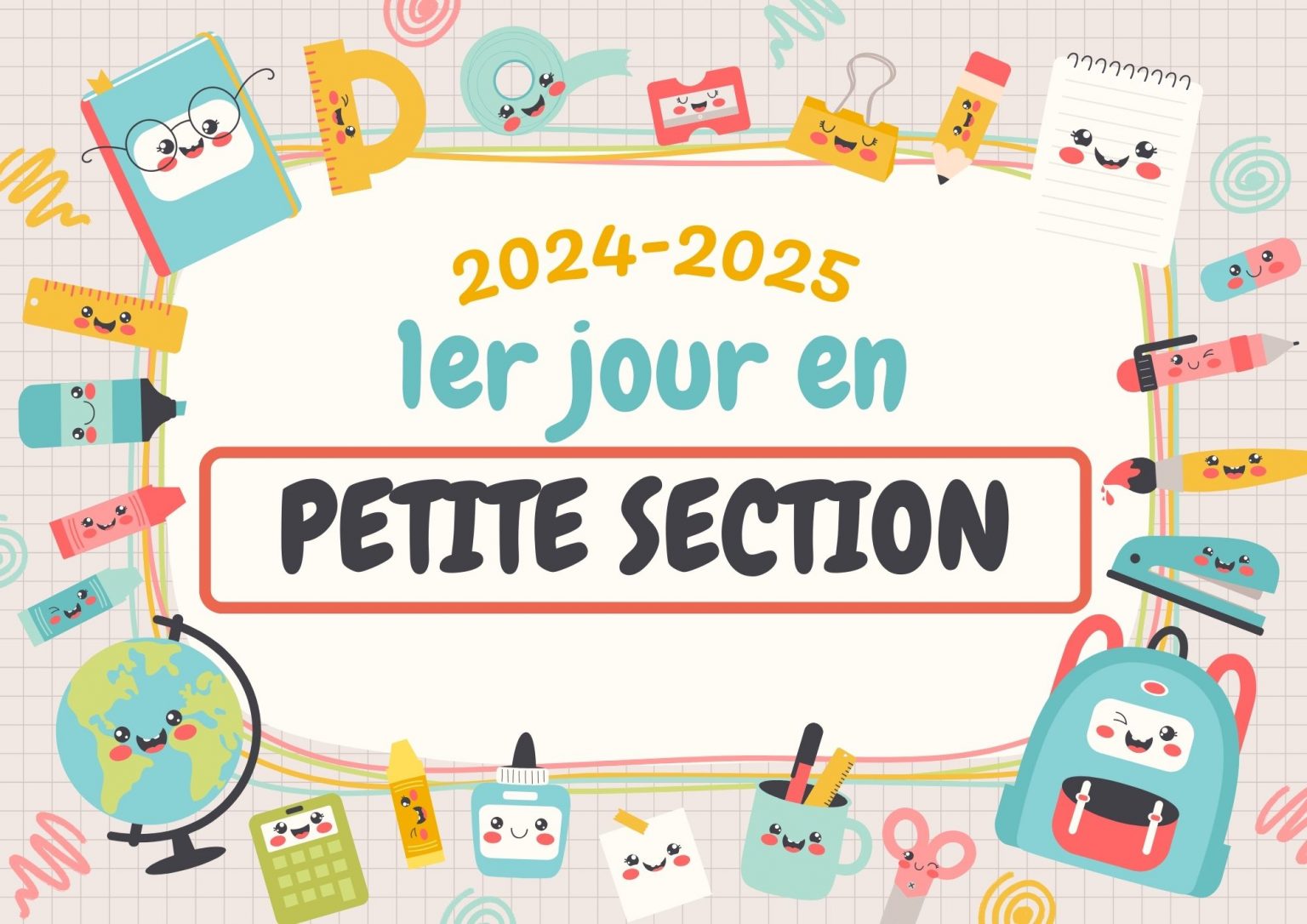 Les affiches 2024-2025 pour la rentrée scolaire - Le Carnet d'Emma