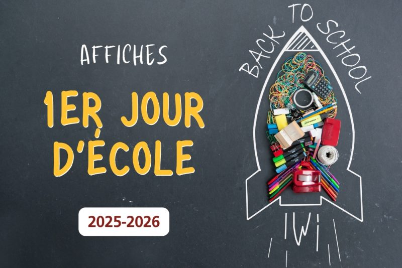 Les affiches 2025-2026 pour la rentrée scolaire - Le Carnet d'Emma